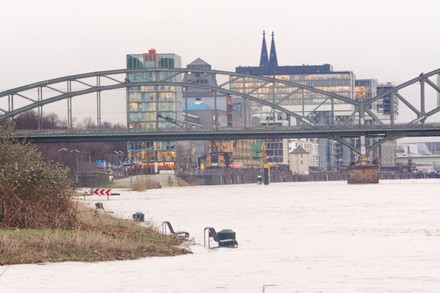 General View Flooding Along Rhine River Editorial Stock Photo - Stock ...