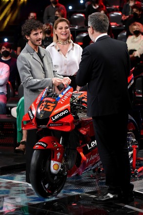 Francesco Pecco Bagnaia Simona Ventura Fabio Editorial Stock Photo ...