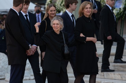 Princess Irene Greece Attends Funeral Former Editorial Stock Photo ...