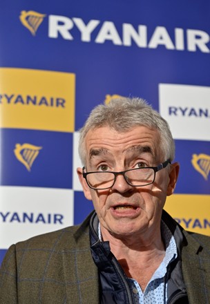 Ryanair Ceo Michael Oleary Pictured During Editorial Stock Photo ...