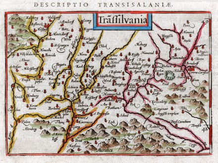 Geography Romania Map Transylvania Engraving By Editorial Stock Photo ...