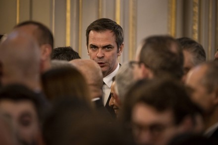 Olivier Veran Before Speech Contributors French Editorial Stock Photo ...