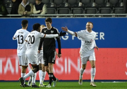 Ohls Jon Thorsteinsson Celebrates After Scoring Editorial Stock Photo ...