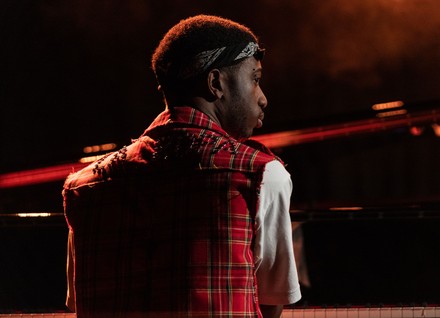 Julius Rodriguez Performs Band During Winter Editorial Stock Photo