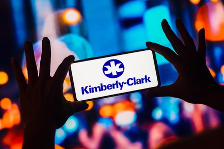 This Photo Illustration Kimberlyclark Corporation Logo Editorial Stock ...