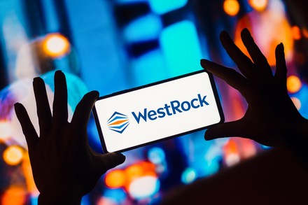 This Photo Illustration Westrock Logo Displayed Editorial Stock Photo ...