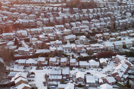 Dore Uk Snow Blankets Houses Dore Editorial Stock Photo - Stock Image ...