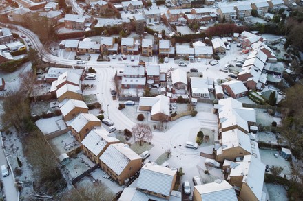 Dore Uk Snow Blankets Houses Dore Editorial Stock Photo - Stock Image ...