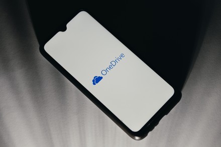 This Photo Illustration Onedrive Logo Displayed Editorial Stock Photo ...