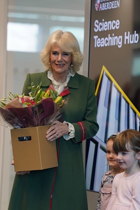 Camilla Queen Consort Chancellor University Aberdeen Editorial Stock ...