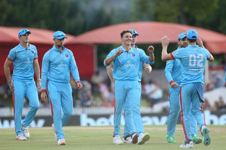 Migael Pretorius Pretoria Capitals Celebrates Wicket Editorial Stock ...