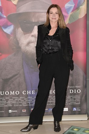 Stefania Rocca Attends Red Carpet Movie Editorial Stock Photo - Stock ...