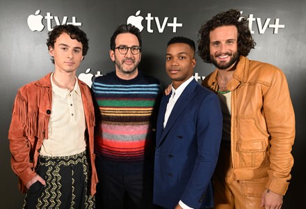 Wyatt Oleff Josh Schwartz Executive Producershowrunner Editorial Stock ...
