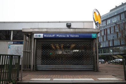 Closed Metro Station During National Strike Editorial Stock Photo ...