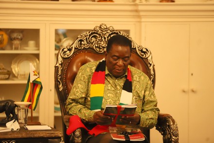 Zimbabwean President Emmerson Mnangagwa Holds Delimitation Editorial ...