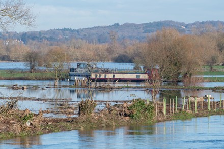 Following Heavy Rain During January River Editorial Stock Photo - Stock ...
