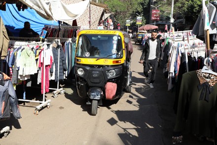 Threewheel Auto Rickshaw Tok Tok Drives Editorial Stock Photo - Stock ...