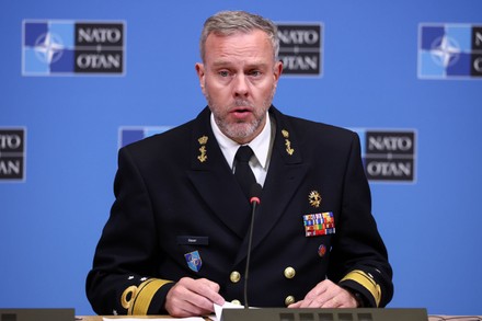 Chair Nato Military Committee Admiral Rob Editorial Stock Photo - Stock ...