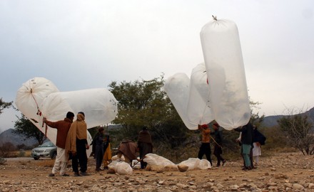 Local Residents Fill Plastic Bags Natural Editorial Stock Photo - Stock ...