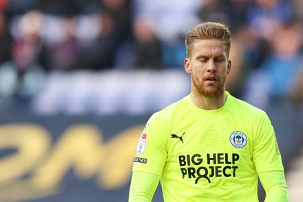Wigan Athletic Goalkeeper Ben Amos Looks Editorial Stock Photo - Stock ...
