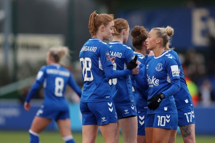 Karen Holmgaard Hanna Bennison Everton Women Editorial Stock Photo ...