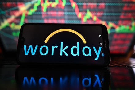 This Photo Illustration Workday Logo Displayed Editorial Stock Photo ...