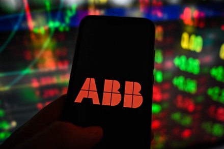 This Photo Illustration Abb Logo Seen Editorial Stock Photo - Stock ...
