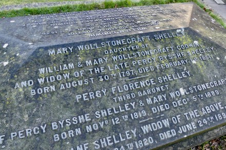Mary Shelleys Grave St Peters Church Editorial Stock Photo - Stock ...