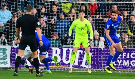 Michael Cooper Goalkeeper Plymouth Argyle During Editorial Stock Photo ...