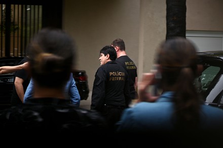 Agents Brazilian Federal Police Carry Out Editorial Stock Photo - Stock ...