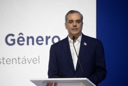 President Dominican Republic Luis Abinader Delivers Editorial Stock ...