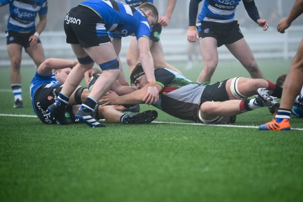 Jimmy Staples Harlequins U18 Celebrates Scoring Editorial Stock Photo ...
