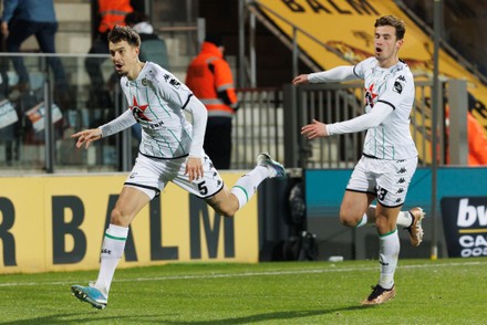 Cercles Boris Popovic Celebrates After Scoring Editorial Stock Photo ...