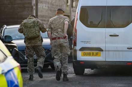 Army Bomb Disposal Team Walk Inside Editorial Stock Photo - Stock Image ...