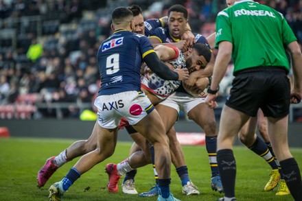 Ricky Leutele Leigh Leopards During Rugby Editorial Stock Photo - Stock ...