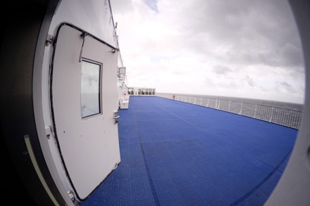 Empty Observation Deck Crossing Ms Hirtshals Editorial Stock Photo ...