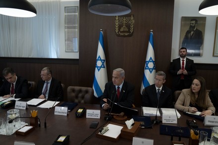 Israels Prime Minister Benjamin Netanyahu C Editorial Stock Photo ...