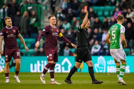 Red Card Referee Don Robertson Shows Editorial Stock Photo - Stock ...