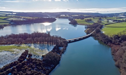 Wimbleball Lake Reservoir On Exmoor South Editorial Stock Photo - Stock ...