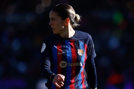 Maria Leon Fc Barcelona Looks On Editorial Stock Photo - Stock Image ...