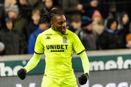 Charlerois Joris Kayembe Celebrates After Scoring Editorial Stock Photo ...