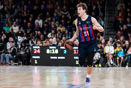 Rokas Jokubaitis Fc Barcelona Action During Editorial Stock Photo ...
