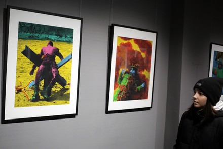 Girl Seen Looking Digital Collages By Editorial Stock Photo - Stock ...