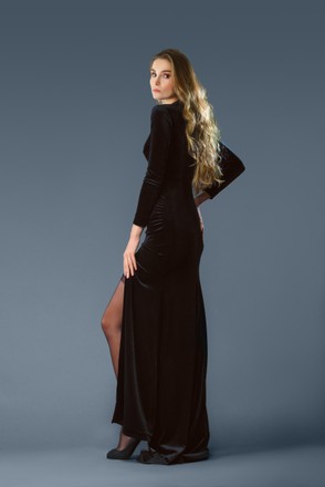 Full Length Portrait Arrogant Lady Standing Editorial Stock Photo ...