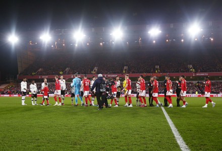 Two Teams Shake Hands On Pitch Editorial Stock Photo - Stock Image ...