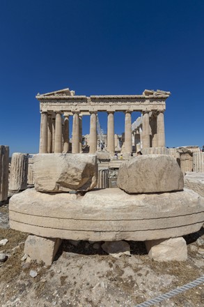 Wide Angle View Parthenon Acropolis Athens Editorial Stock Photo ...