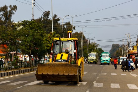 Jcb Which Mostly Used Demolition Structures Editorial Stock Photo ...