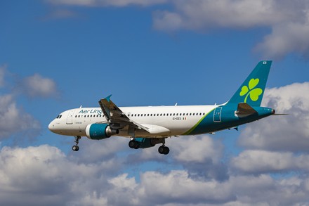 Aer Lingus Airbus A320 Aircraft Seen Editorial Stock Photo - Stock ...