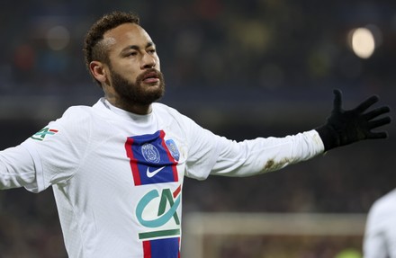Neymar Jr Psg Celebrates His Goal Editorial Stock Photo - Stock Image ...