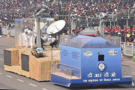 Drdo Tableaus On Display During Full Editorial Stock Photo - Stock ...